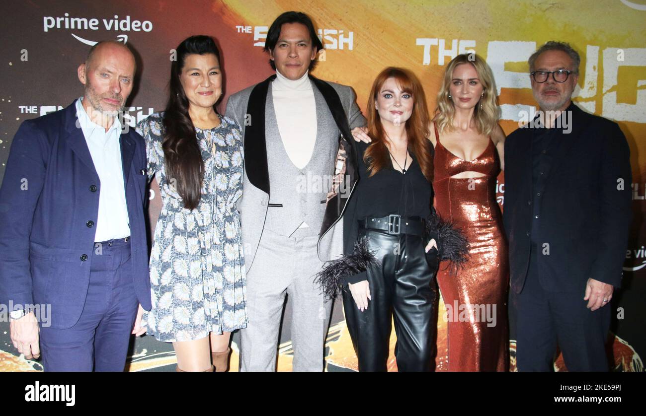 New York Premiere Of 'The English' TV Series -PICTURED: Hugo Blick, Kimberly Guerrero, Chaske ...