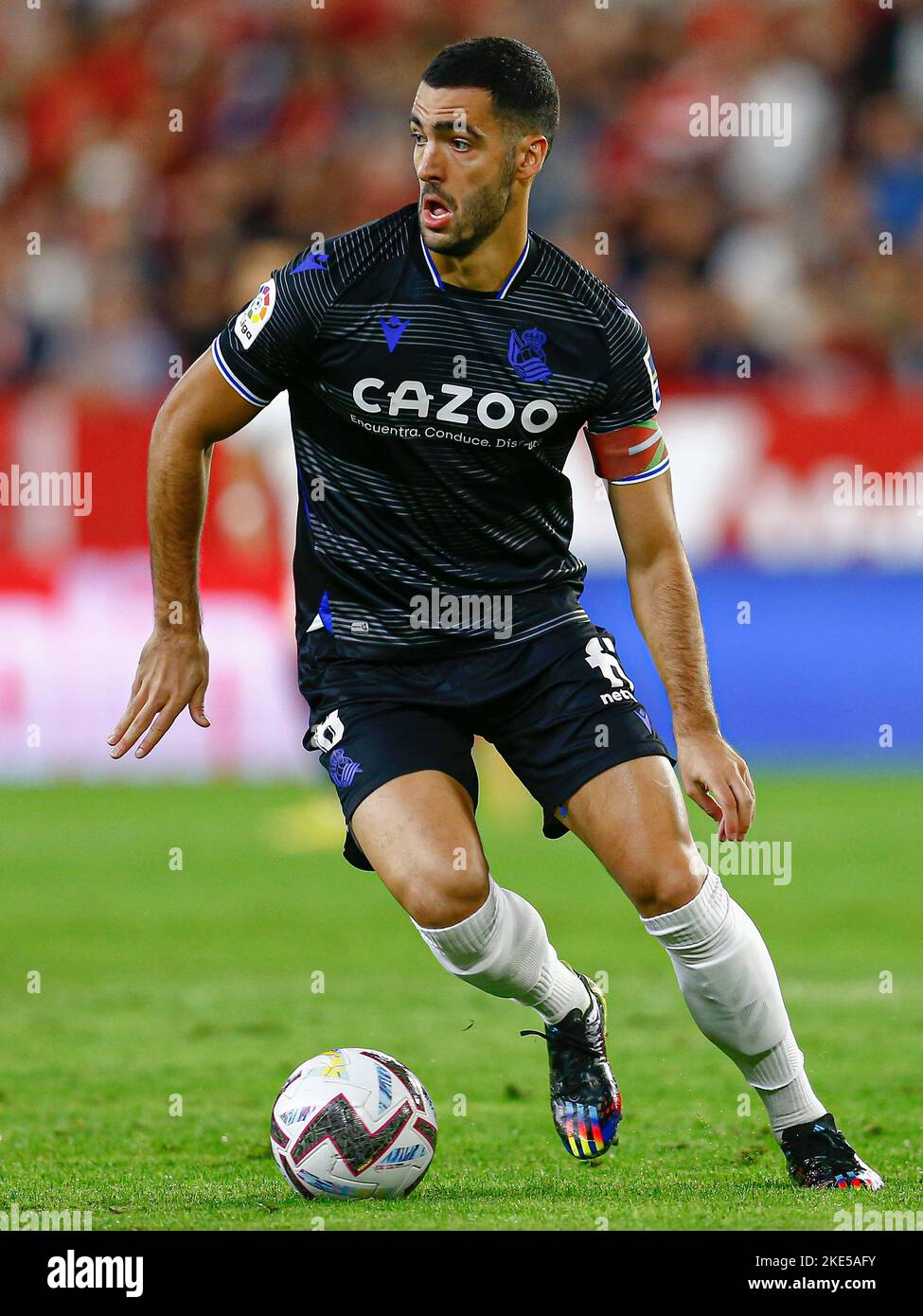 Mikel Merino of Real Sociedad during the La Liga match between Sevilla ...