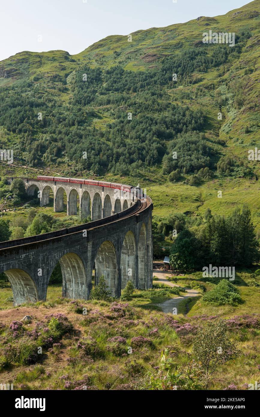 Highland spring train hi-res stock photography and images - Alamy