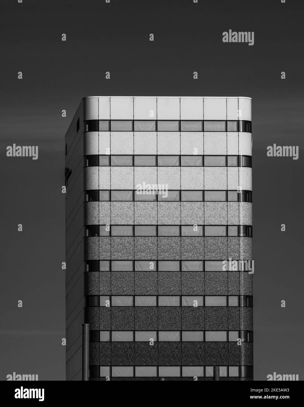 Industrial building exterior detail Black and White Stock Photos ...
