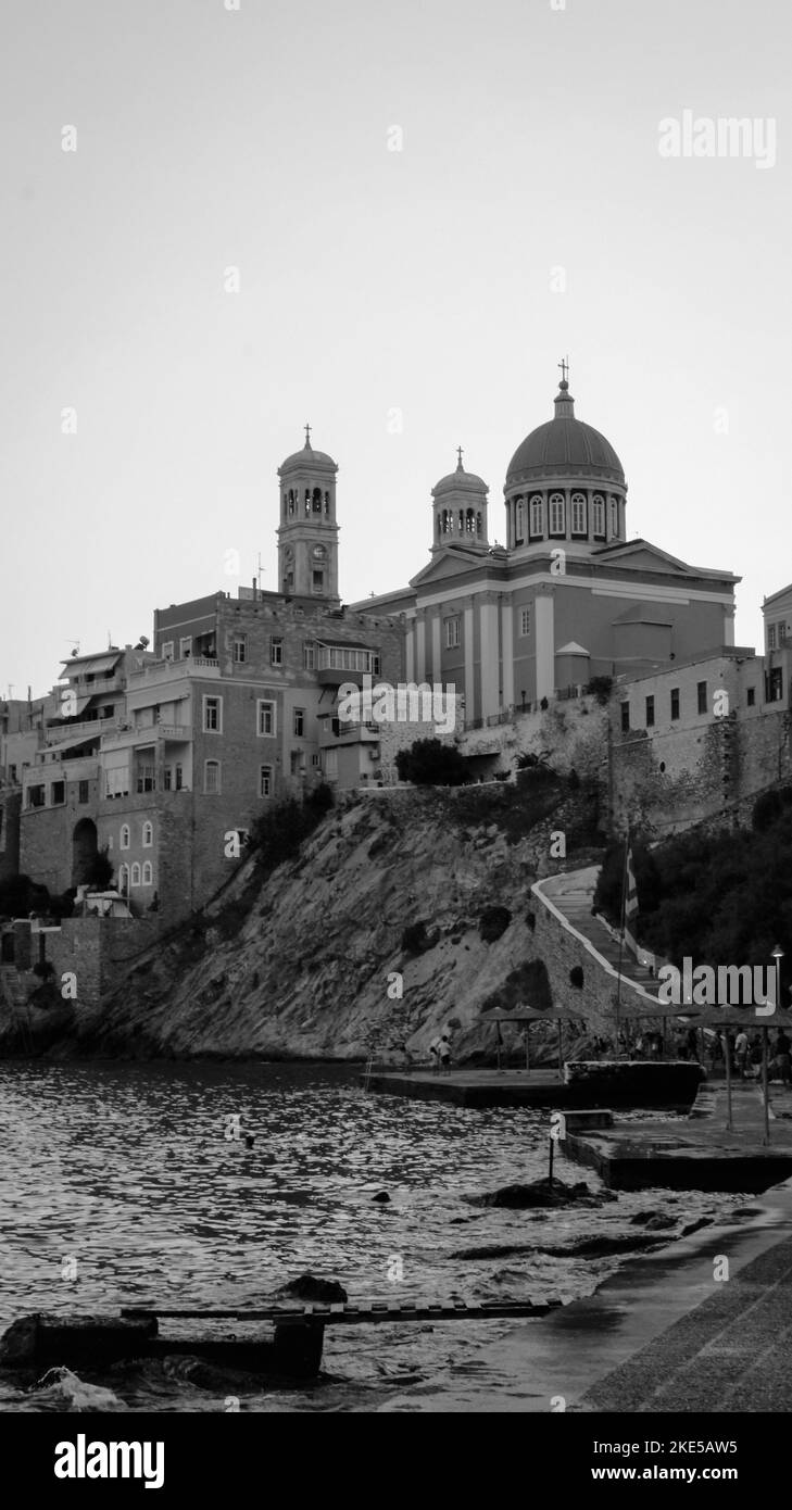 Syros Black and White Stock Photos & Images - Alamy