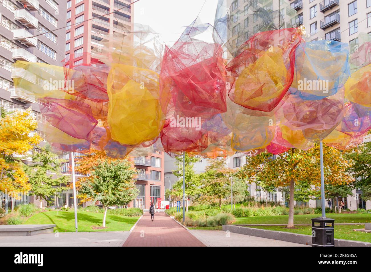 city Island residential development on the river lea at canning town ...
