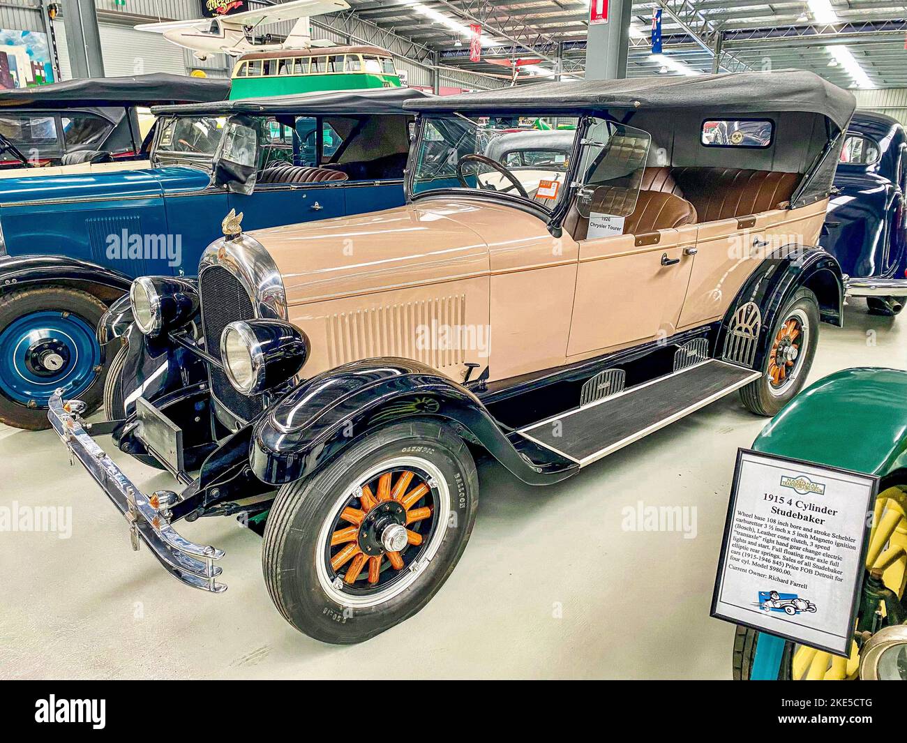 The 1927 Chevrolet Tourer on display at the National Transport Museum ...