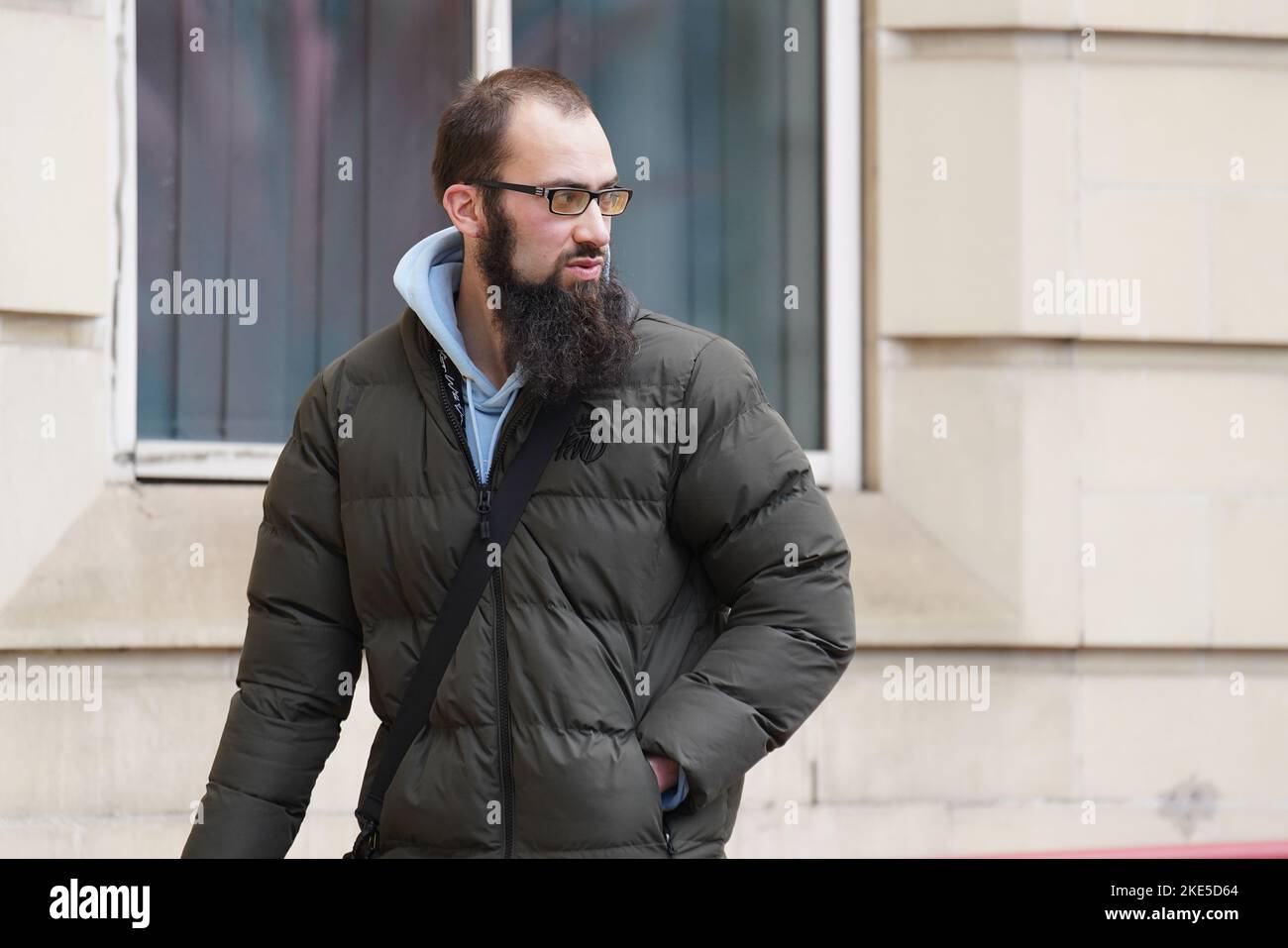 Abdullah Qureshi arrives at Stratford Magistrates' Court, east London ...