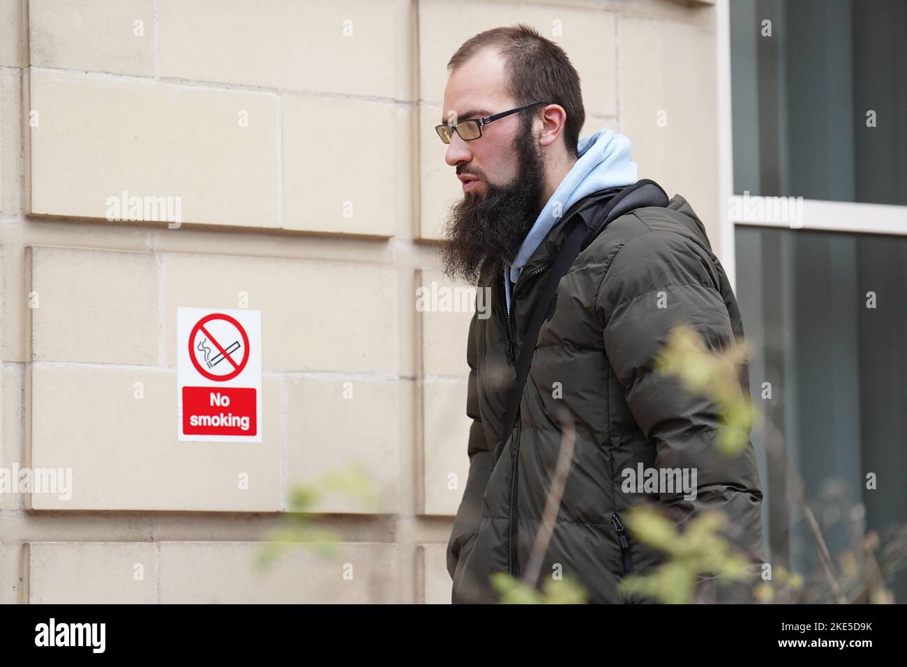 Abdullah Qureshi arrives at Stratford Magistrates' Court, east London ...