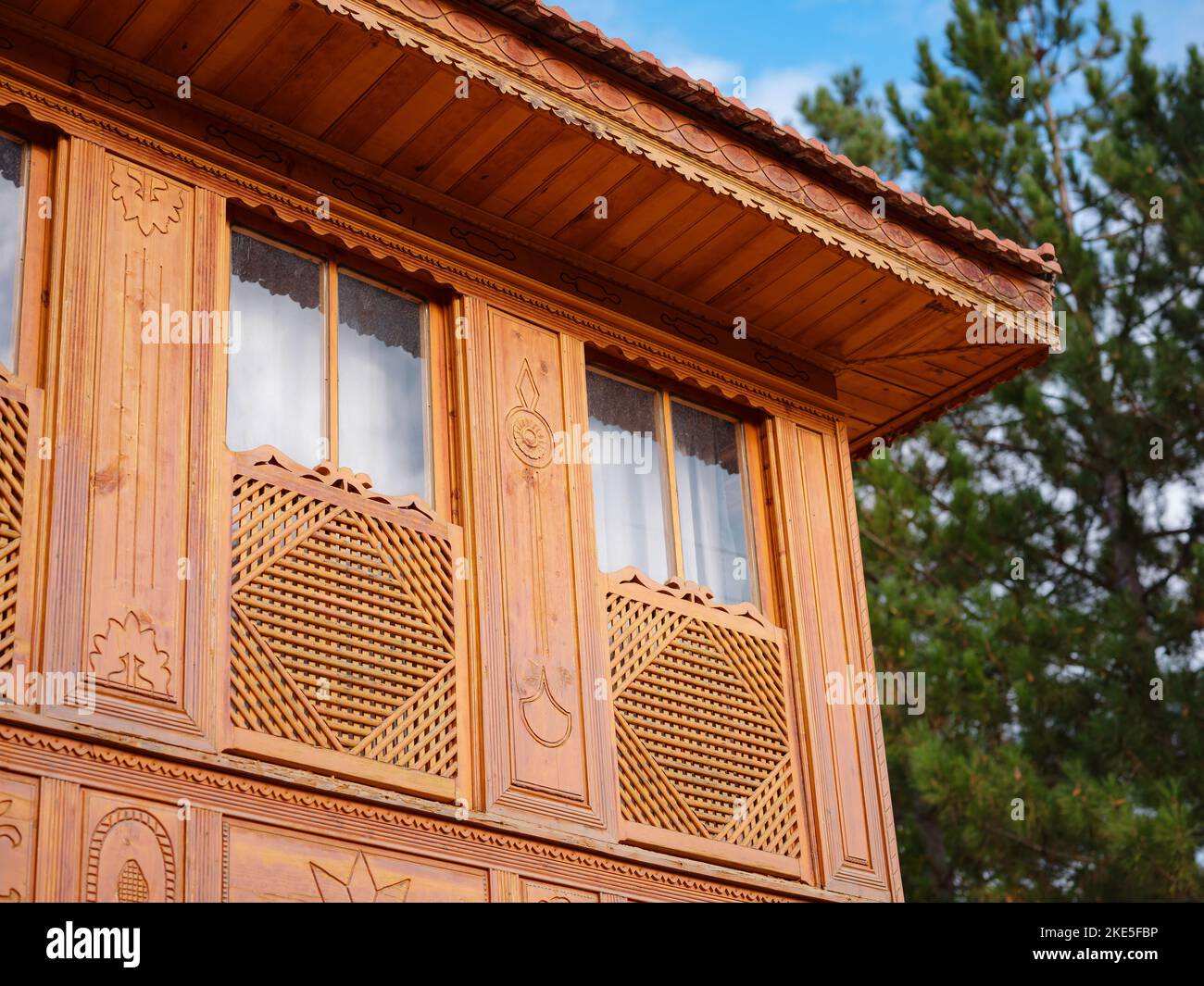 street and details of design of houses in town of Ormana Ibradi Antalya ...