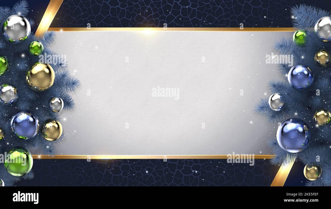 Christmas Luxury Background Presentation Slide Frame Layout Template ...