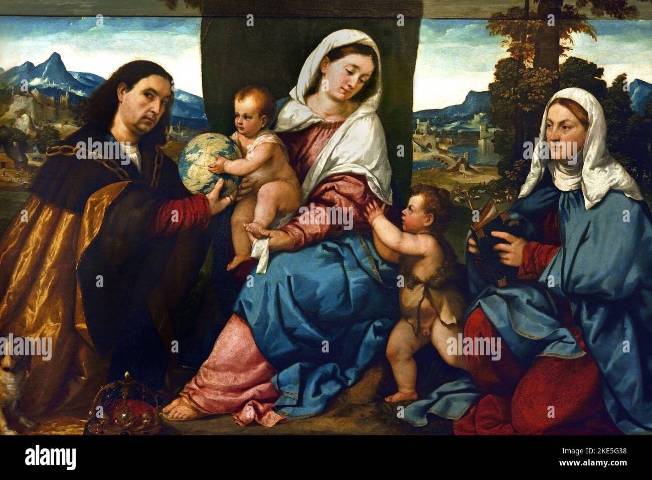 Holy conversation by bonifacio de pitati hi-res stock photography and ...