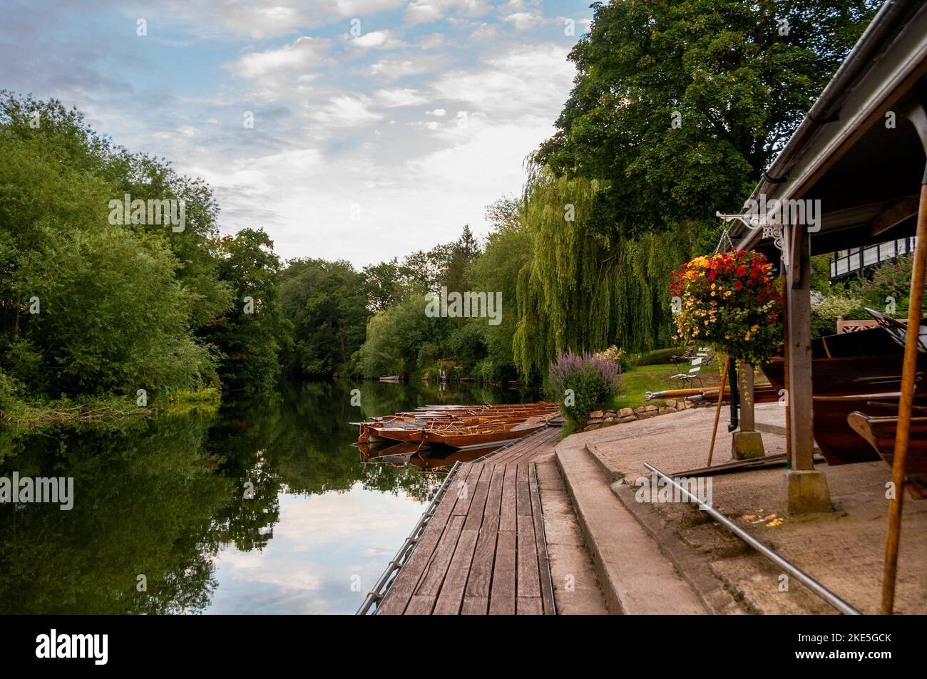 Boat house in Bath, England on the River Avon at the Bath Boating ...