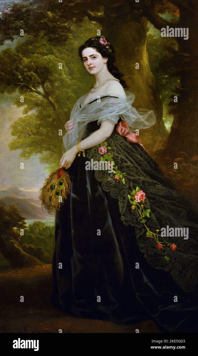 Portrait of Countess Giulia Fabbricotti 1869 by Alessandro Ossani news ...