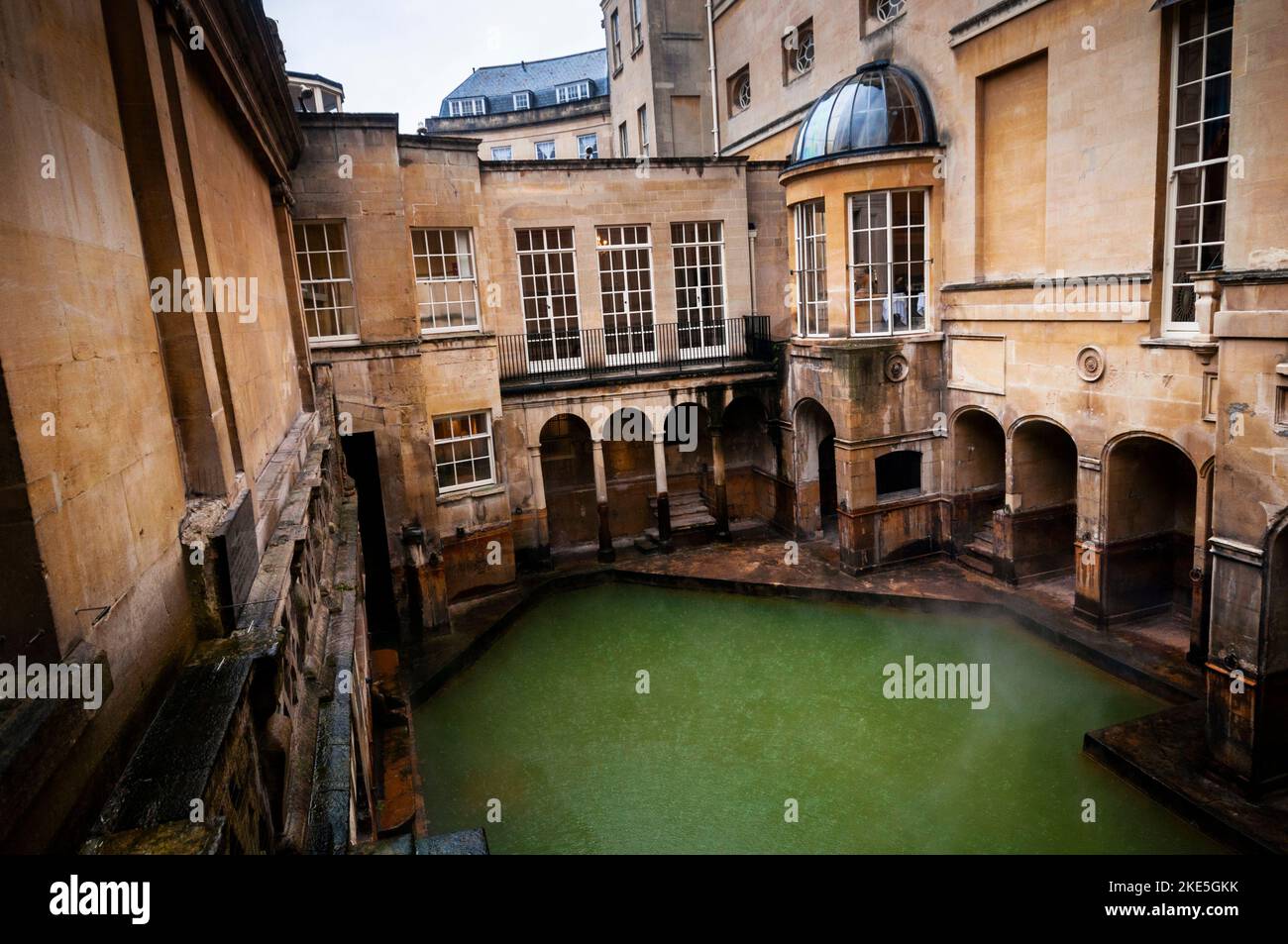 The King's Bath at the The Roman Baths in Bath, England Stock Photo - Alamy