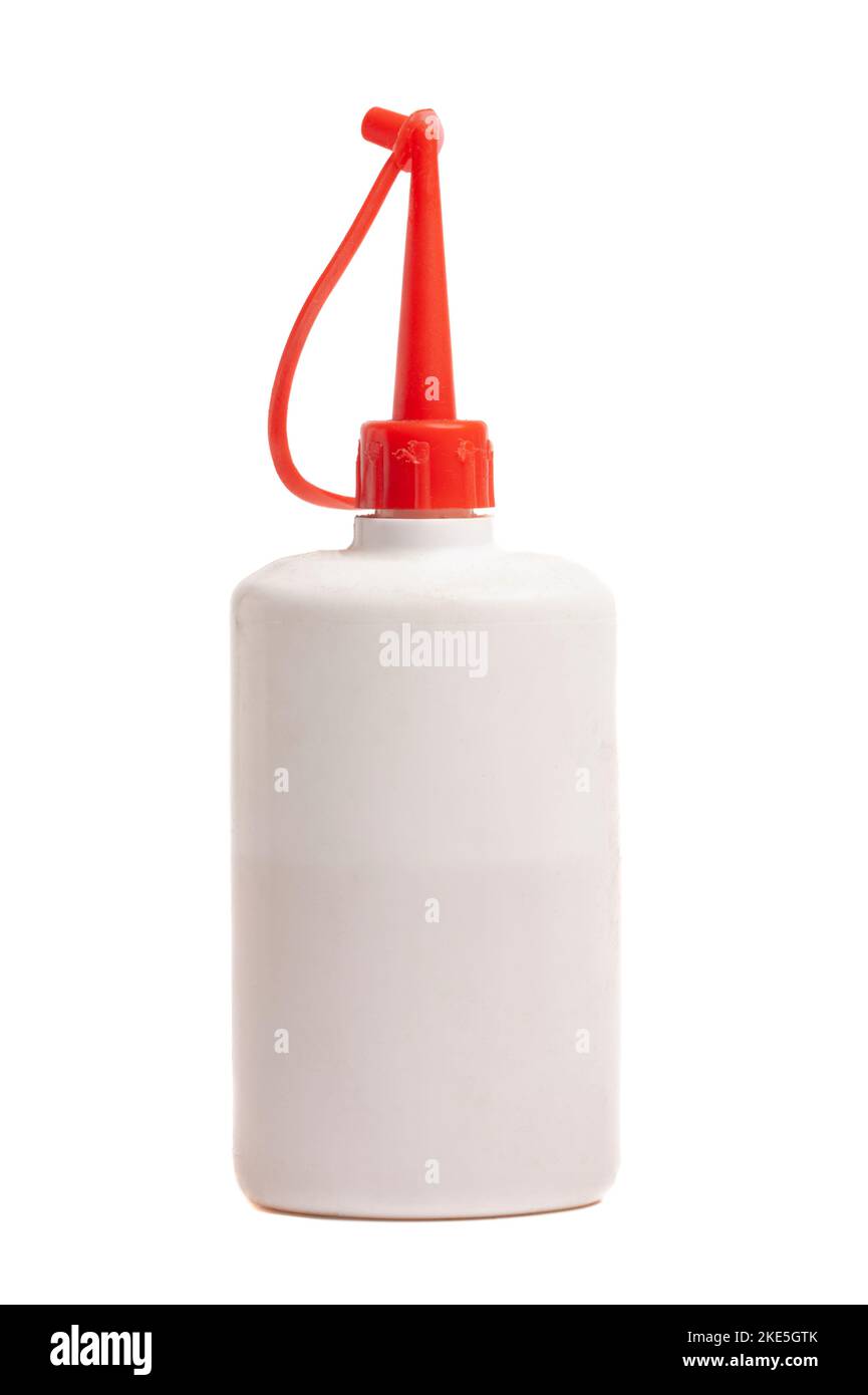 Tube of glue isolated on white background Stock Photo - Alamy