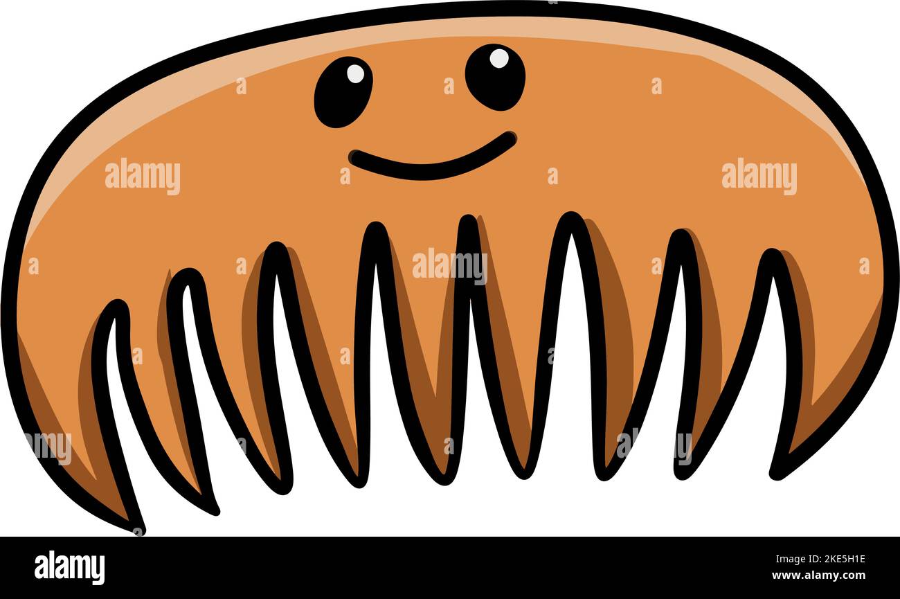 An illustration of a smiling hair brush Stock Vector Image & Art - Alamy