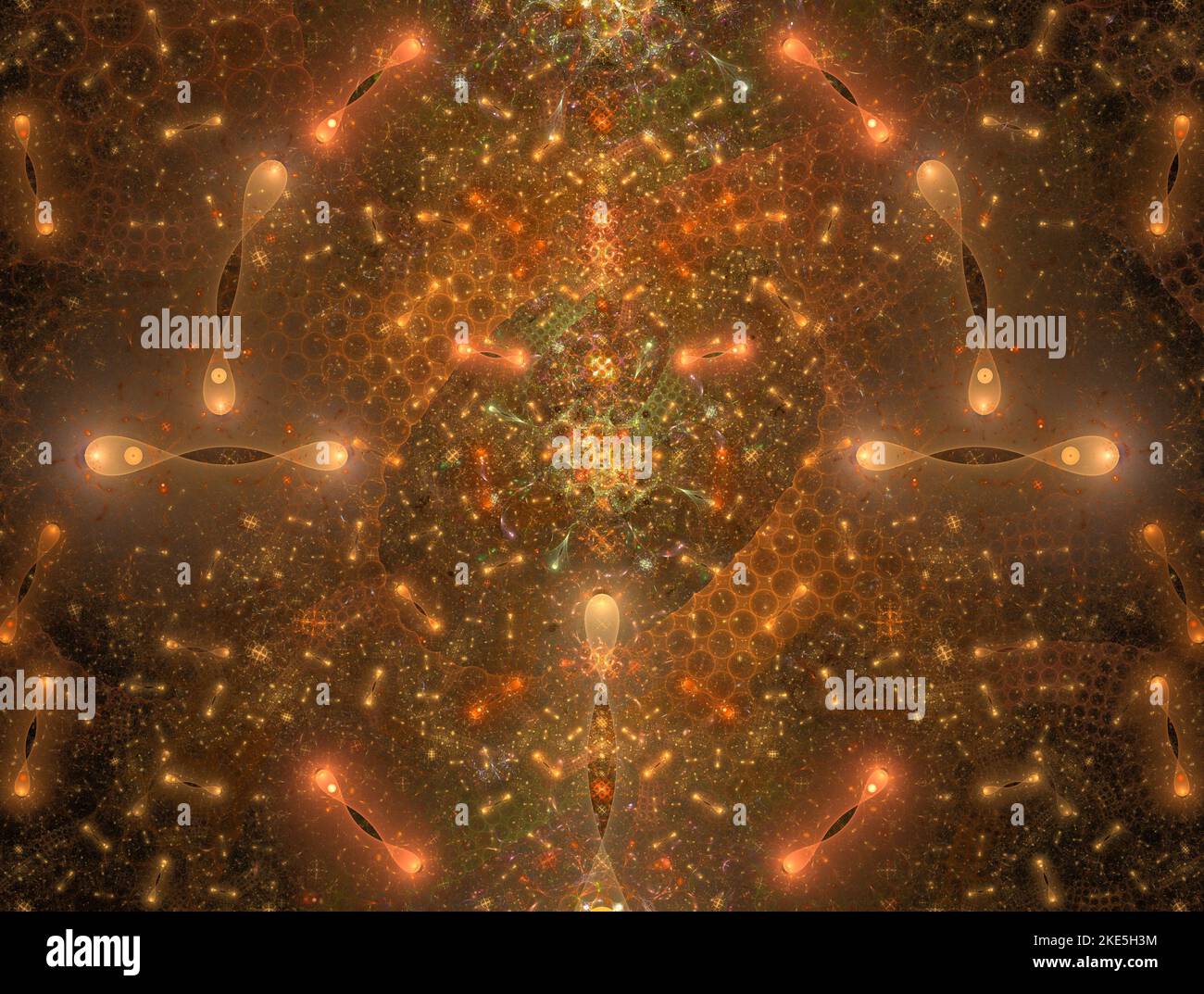 Imaginatory lush fractal texture image abstract background Stock Photo ...