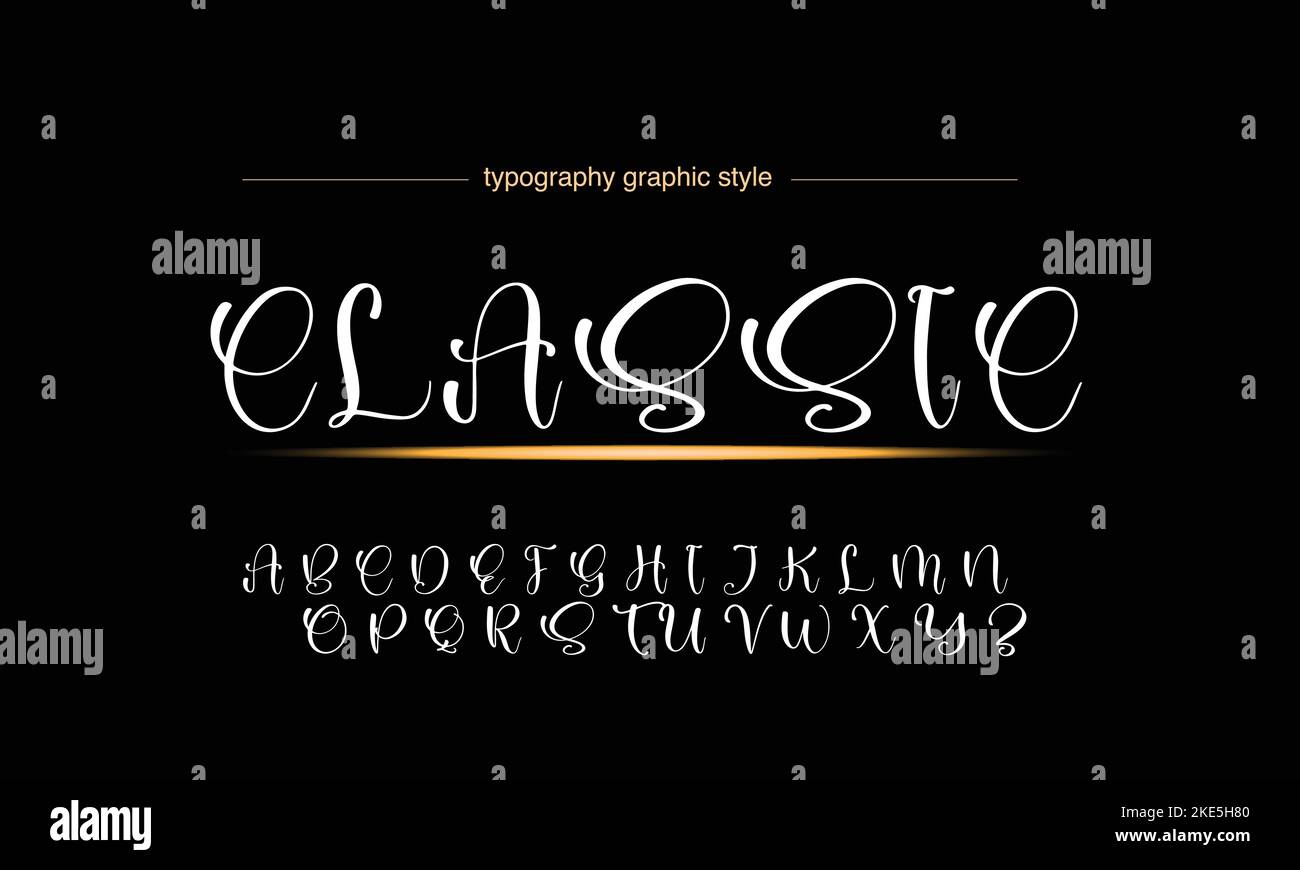 Signature Font Calligraphy Logotype Script Brush Font Type Font lettering handwritten Stock ...