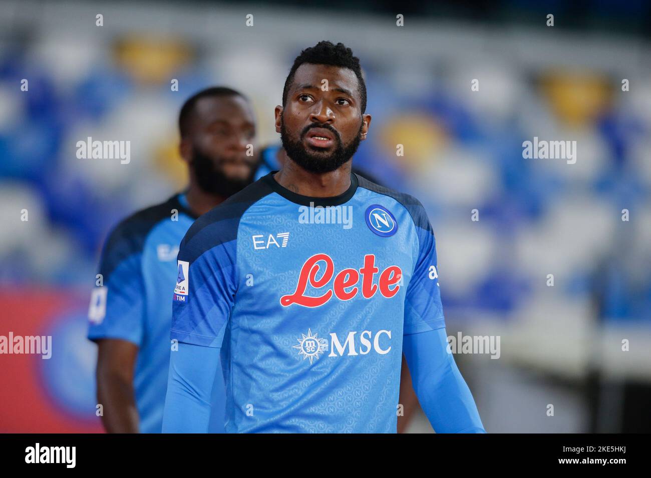 SSC Napoli's Cameroonian striker Andre Zambo Anguissa looks during the ...