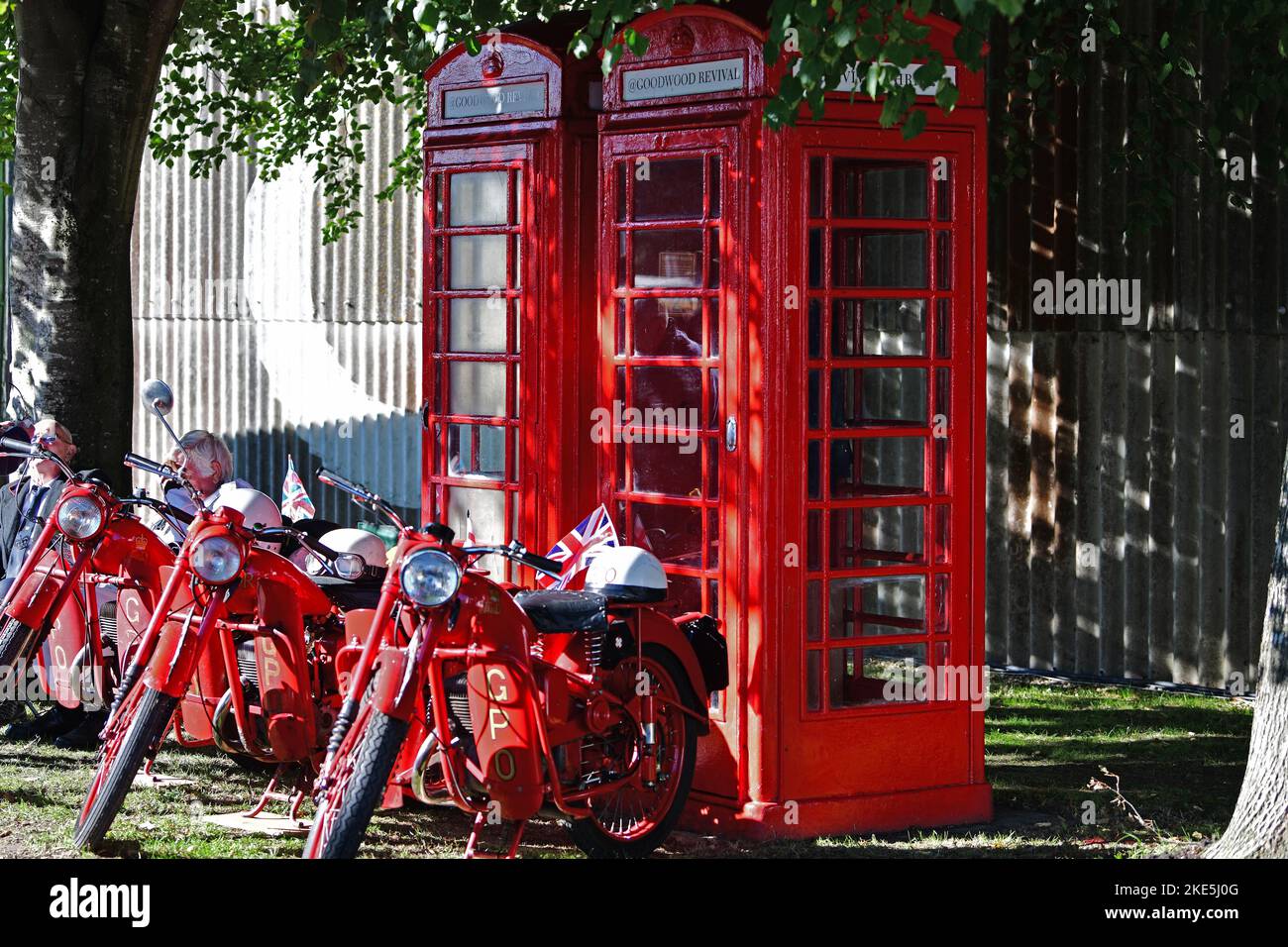GPO BSA Bantam motorcycles and the iconic UK Red Telephone boxes ...