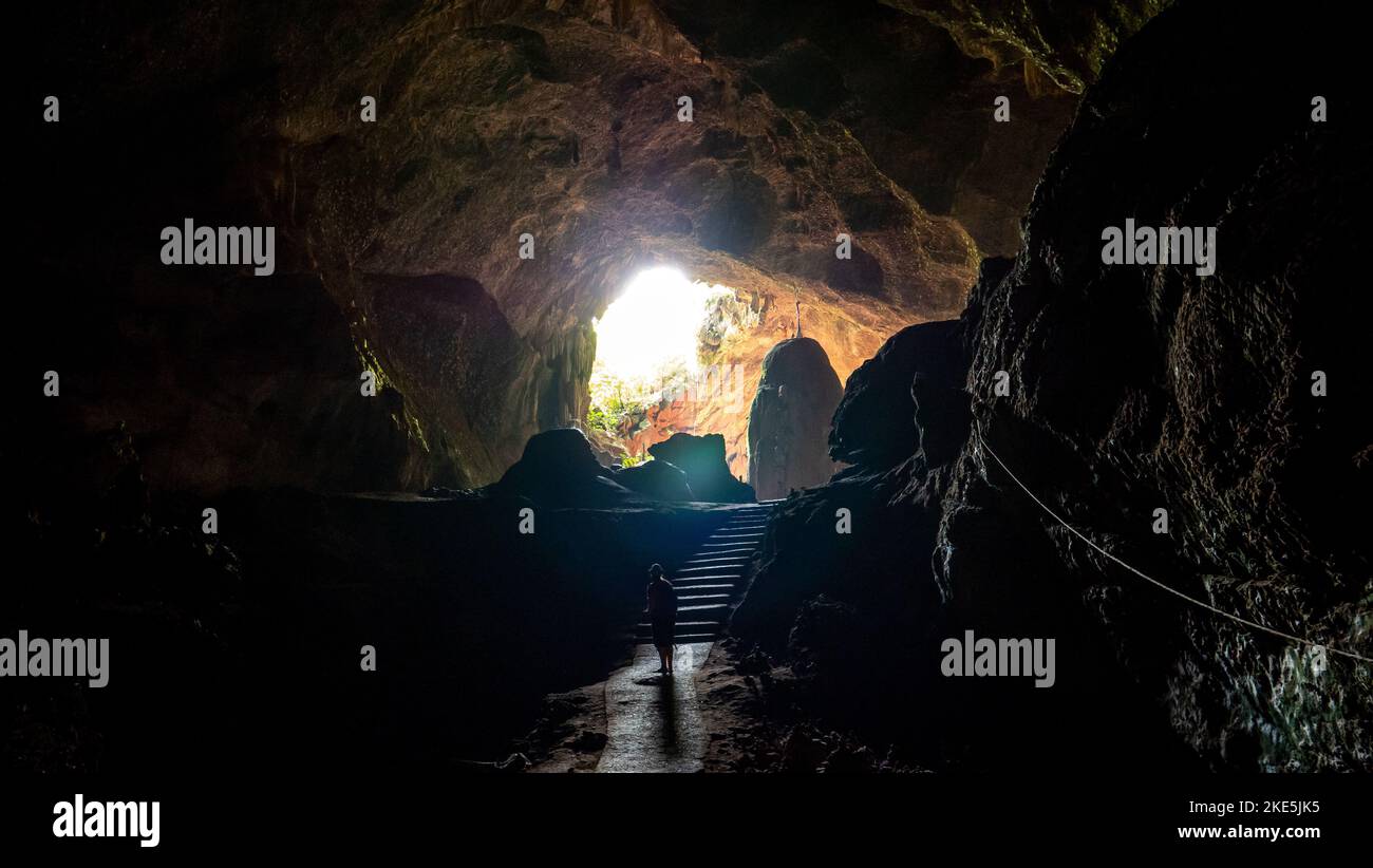 Beautiful,exotic view of sacred cave system in Myanmar Stock Photo - Alamy