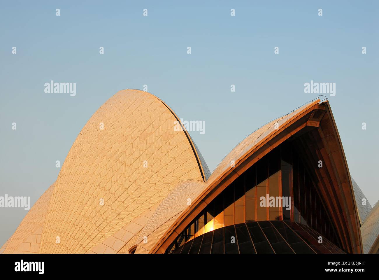 Sydney, New South Wales, Australia: Detail of the roof of Sydney Opera ...