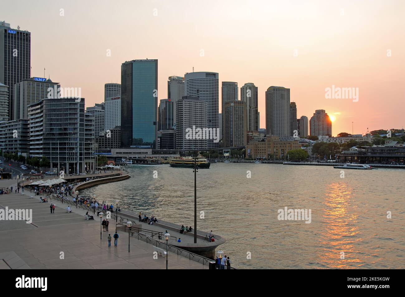 Sydney, New South Wales, Australia: Circular Quay and the city of ...