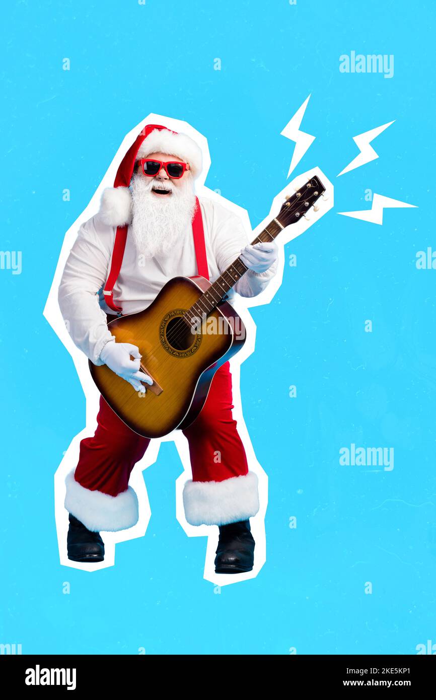 Creative photo 3d collage artwork poster postcard picture of funny man ...