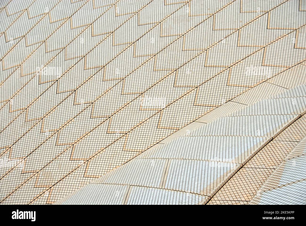 Sydney, New South Wales, Australia: Detail of the roof of Sydney Opera ...
