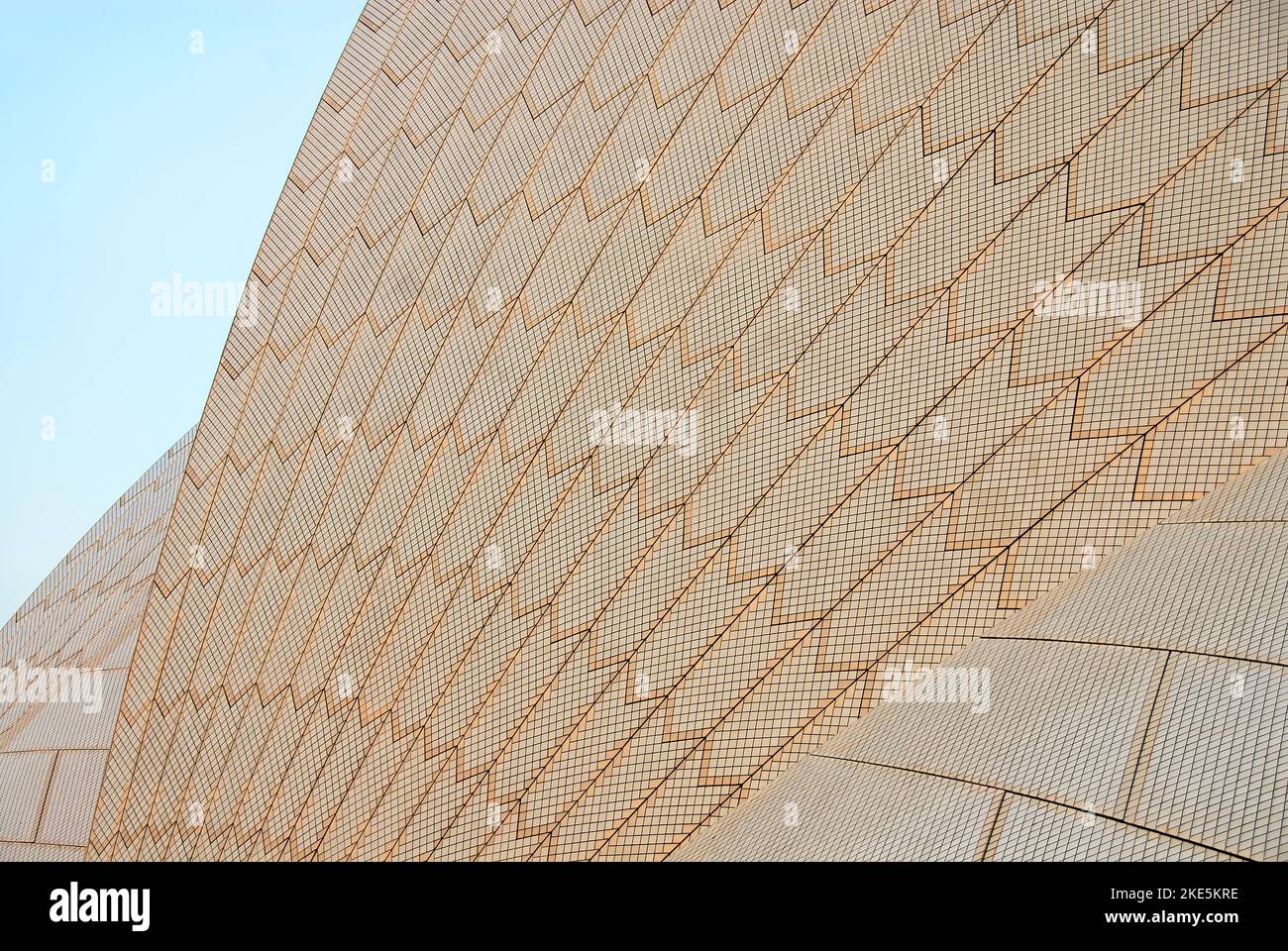Sydney, New South Wales, Australia: Detail of the roof of Sydney Opera ...