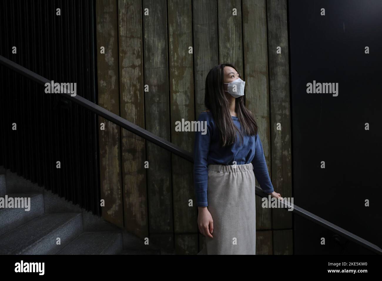 Yuki Tsang Yuk-fong photographed in Mong Kok. 18OCT22 SCMP / Xiaomei Chen Stock Photo - Alamy