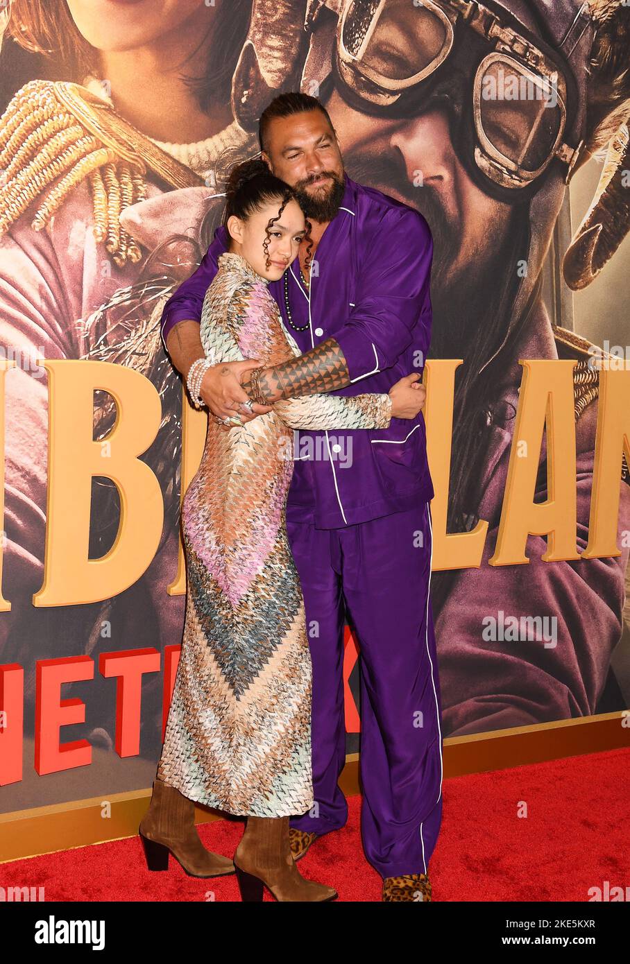 Century City, Ca. 09th Nov, 2022. (L-R) Lola Iolani Momoa and Jason ...