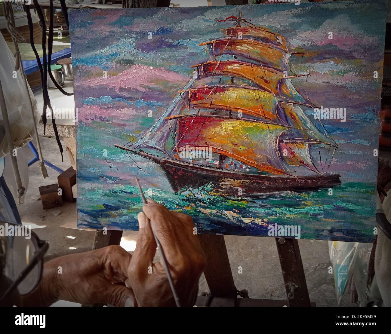 Sailing barque hi-res stock photography and images - Alamy