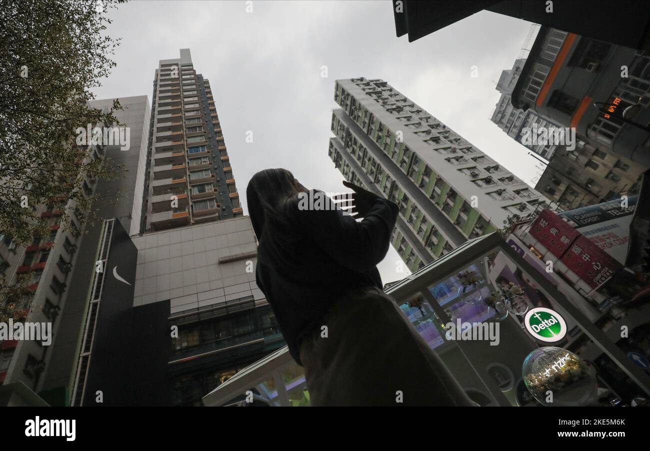Yuki Tsang Yuk-fong photographed in Mong Kok. 18OCT22 SCMP / Xiaomei ...
