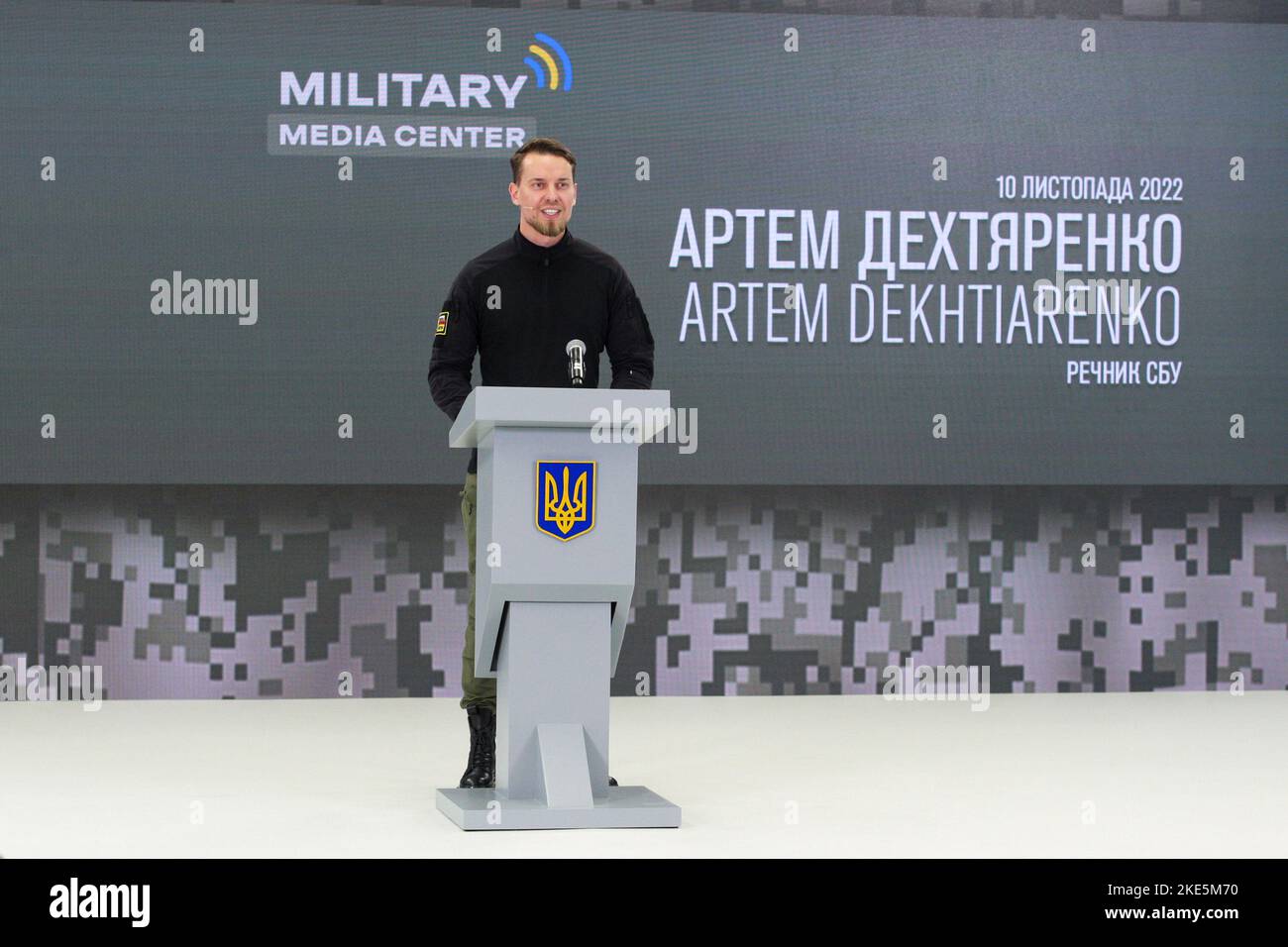 KYIV, UKRAINE - NOVEMBER 10, 2022 - Spokesperson of the Security ...