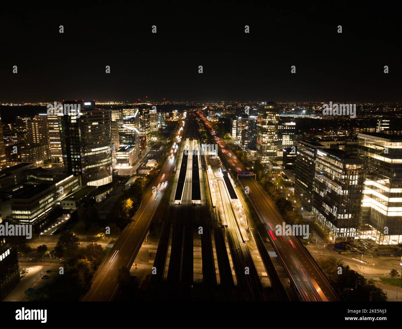 Amsterdam, 27th of October 2022, The Netherlands. Amsterdam Zuidas ...