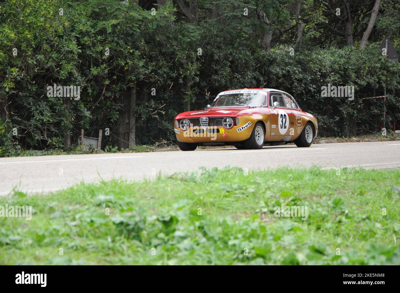 PESARO - ITALY - OTT 09 - 2022 : rally of classic cars ALFA ROMEO GT ...