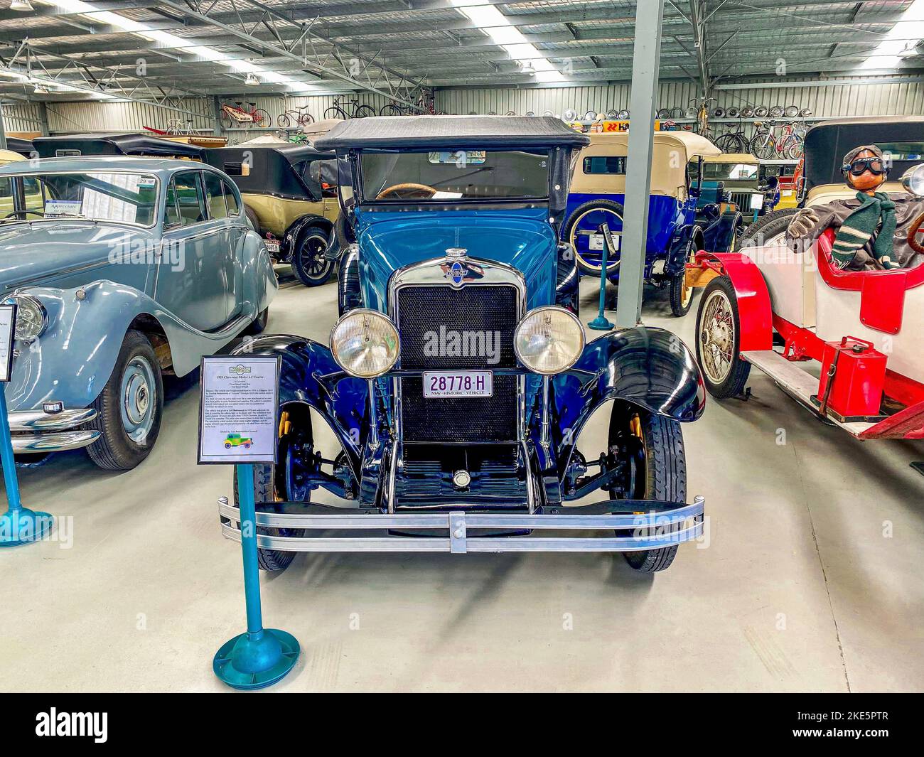 A 1929 Chevrolet Model AC Tourer on Display at the National Transport ...