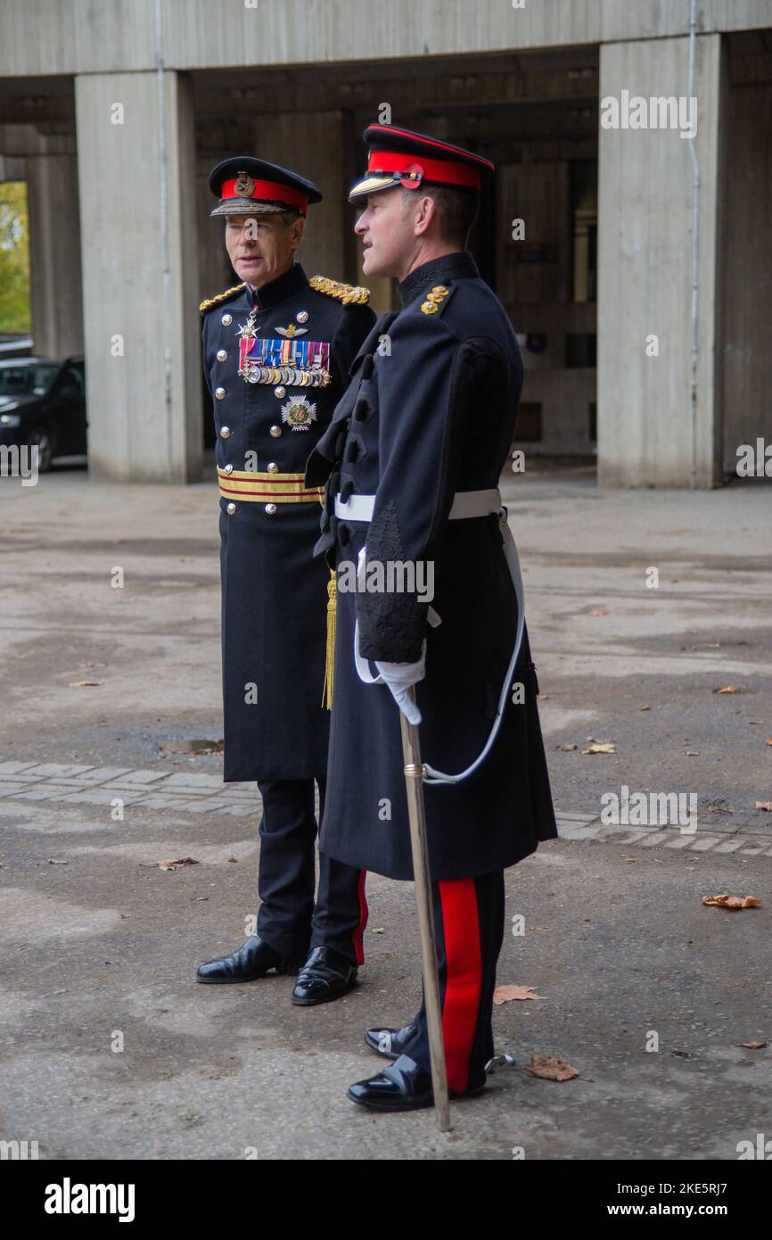 London, UK. 10th Nov, 2022. Kit Ride and Passing Out Parade for ...