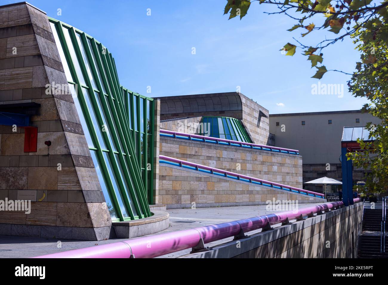 Neue Staatsgalerie Stuttgart, Germany, by the architect James Stirling ...