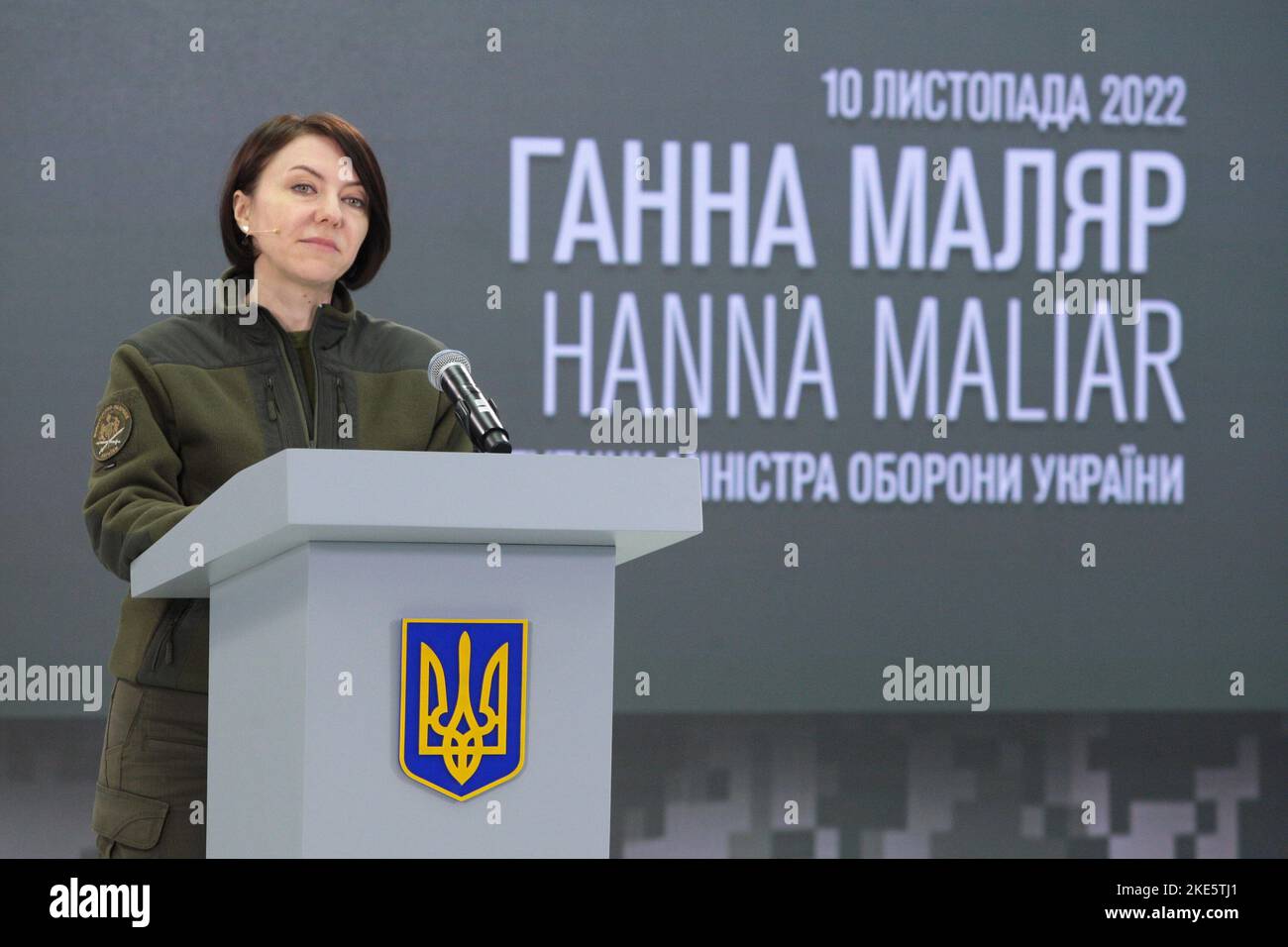 Non Exclusive: KYIV, UKRAINE - NOVEMBER 10, 2022 - Deputy Minister of ...