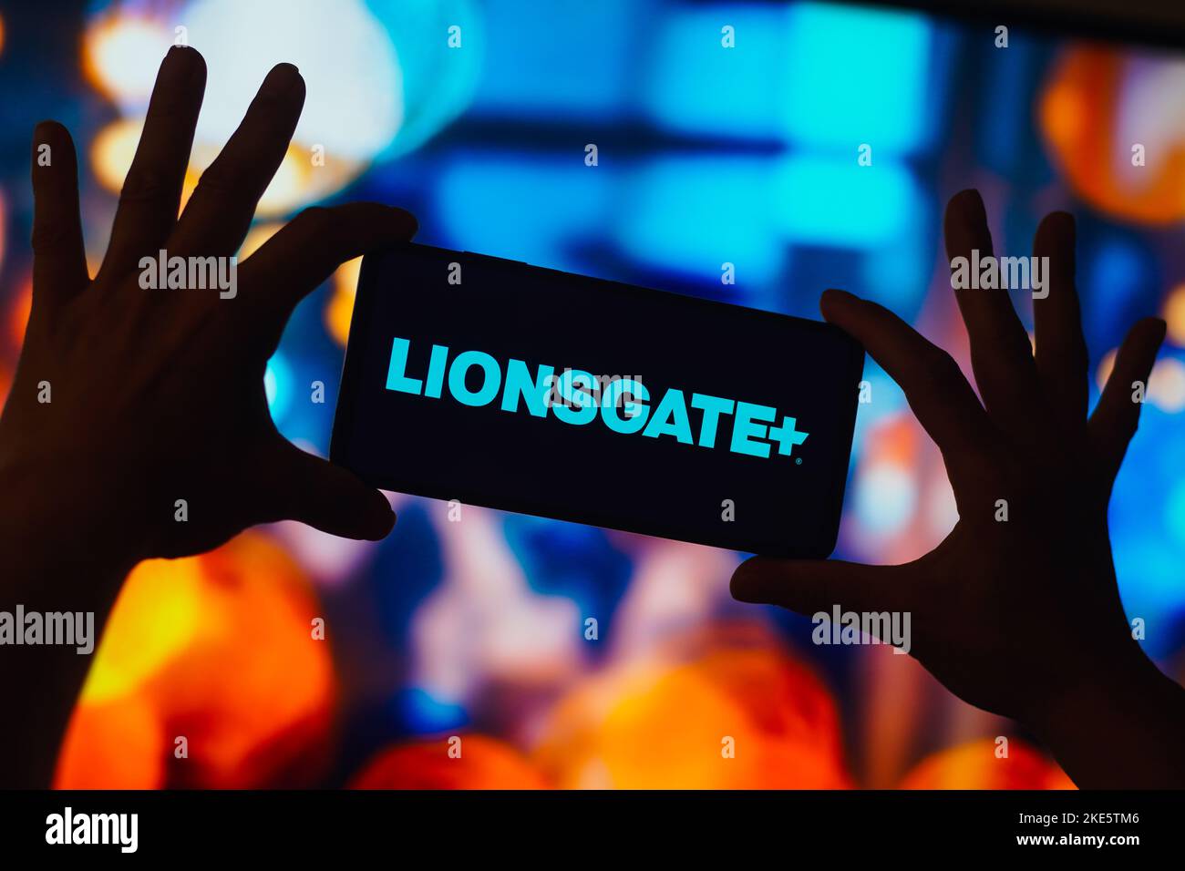 In this photo illustration, the Lions Gate Entertainment Corporation ...