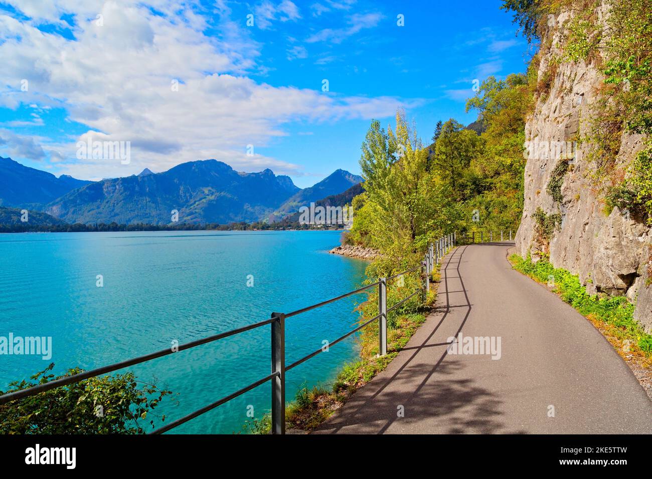 Swiss nature walensee lake switzerland hi-res stock photography and ...