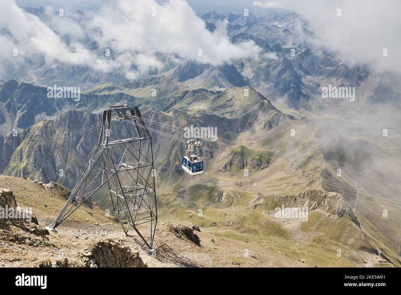 Mountain view from Pic du Midi Stock Photo - Alamy