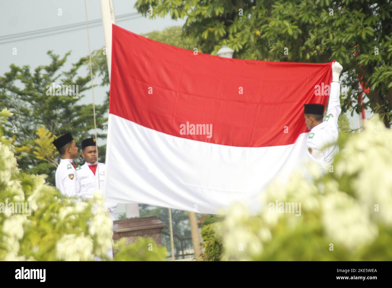 Madiun, East Java, Indonesia. 10th Nov, 2022. The Pusaka Flag-Raising ...