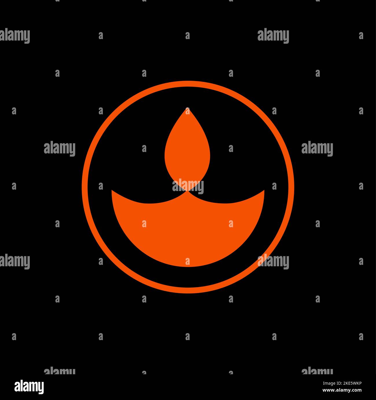 Diya worship icon hi-res stock photography and images - Alamy