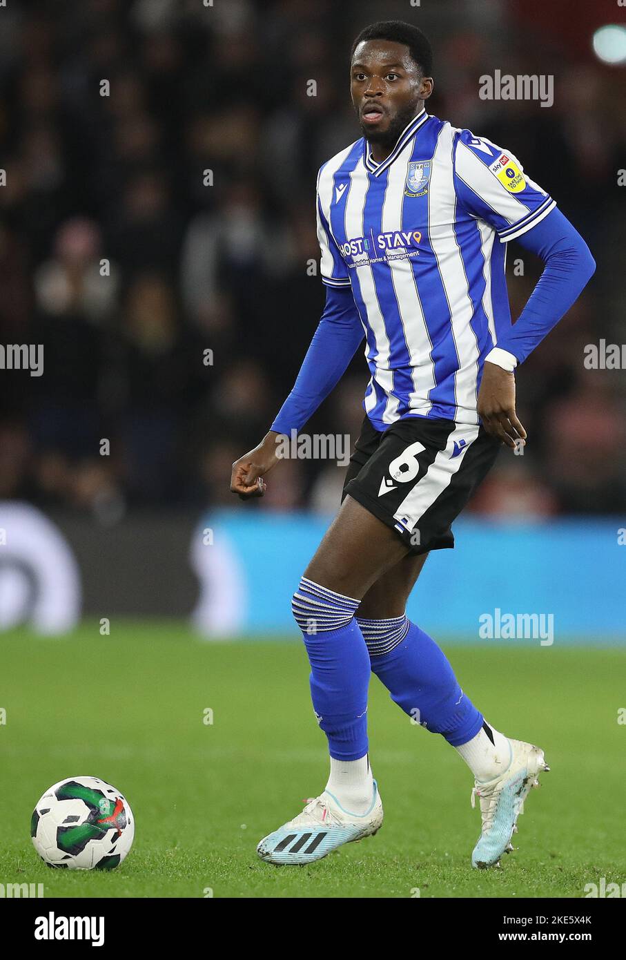 Southampton, England, 9th November 2022. Dominic Iorfa of Sheffield ...