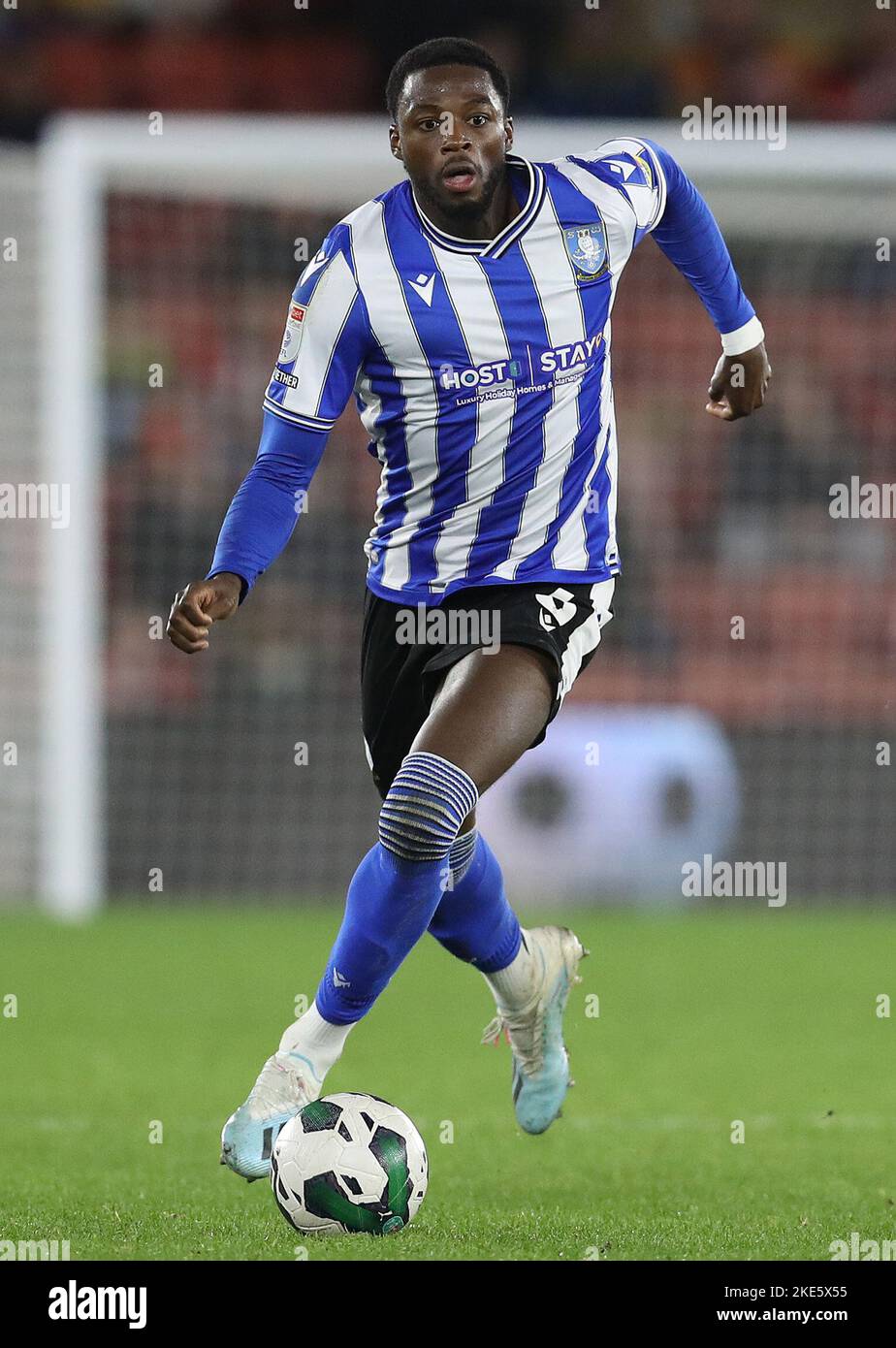 Southampton, England, 9th November 2022. Dominic Iorfa of Sheffield ...