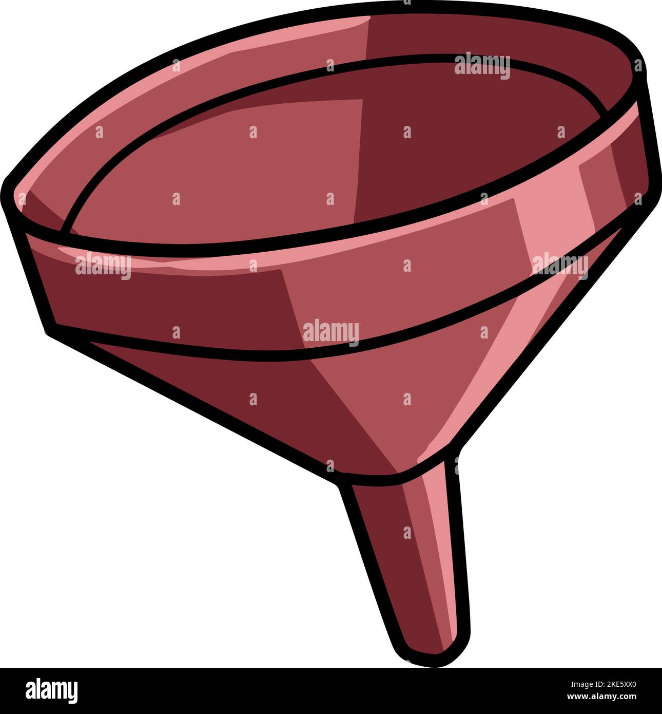 Plastic funnel Stock Vector Images - Alamy