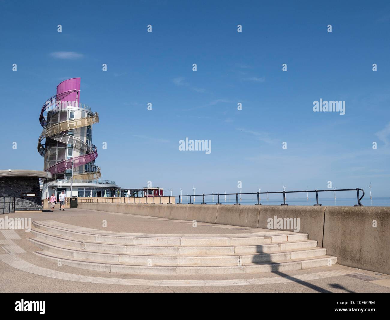 Vertical pier - The Beacon, Esplanade, Redcar, North Yorkshire, England ...