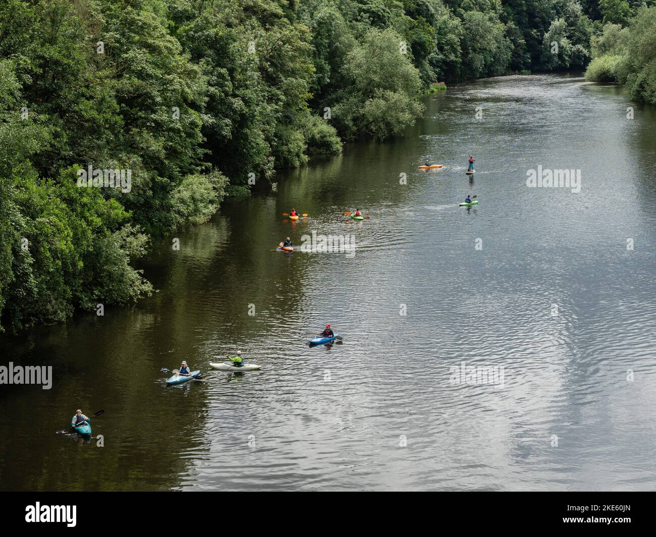 Canoeing river wye hi-res stock photography and images - Alamy