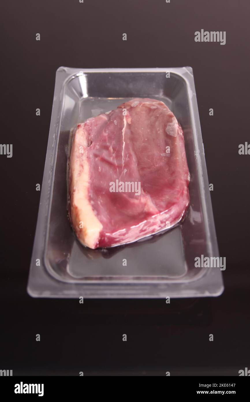 Aberdeen Angus Beef Rump Steak in plastic packet vacuum sealed from ...