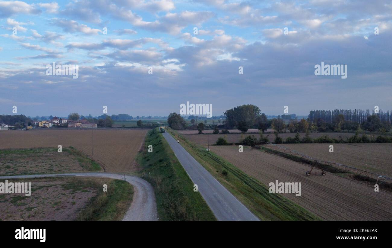 Panoramic view po river near hi-res stock photography and images - Alamy